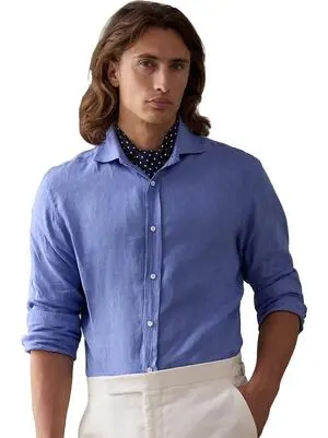 Ralph Lauren Linen Shirt - Copen Blue