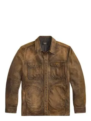 RALPH LAUREN Sheepskin Overshirt