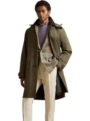 RALPH LAUREN Olson Twill Hooded Coat