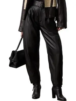 RALPH LAUREN Jeanne Lambskin Pant