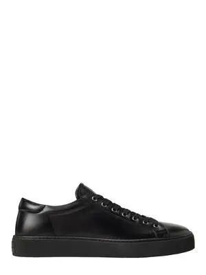 Ralph Lauren Severn Calfskin Sneaker - Black