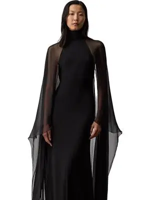 Ralph Lauren Tilly Jersey Evening Dress - Black