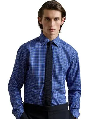 Ralph Lauren Mini-plaid Shirt - Blue