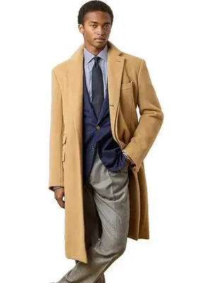 Ralph Lauren Kent Handmade -hair Topcoat - Camel