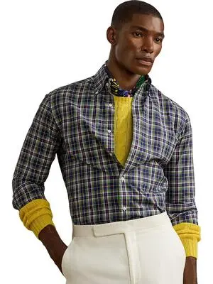 Ralph Lauren Plaid Poplin Shirt - Navy Multi