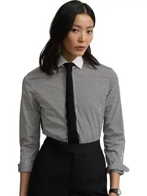 RALPH LAUREN Destry Striped Cotton Shirt