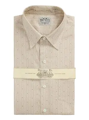 Ralph Lauren Slim Fit Print Woven Shirt - Tan Multi