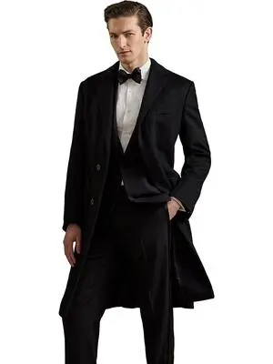 Ralph Lauren Kent Handmade Cashmere Topcoat - Black