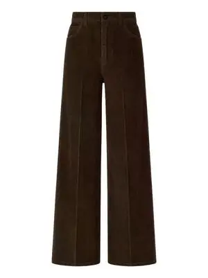 CRUNA Taylor Corduroy Wide-leg Trousers - Brown
