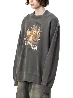 DOMREBEL Boom Graphic-print Sweater - Grey