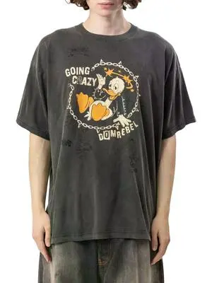 DOMREBEL Cray Graphic-print T-shirt - Black