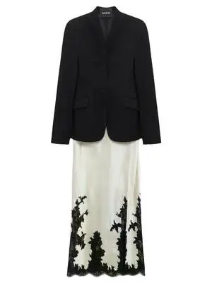 Simkhai Hagar Lace-trim Gown - Black