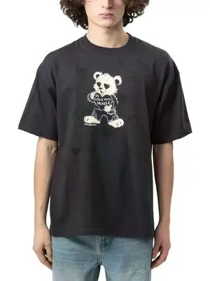 DOMREBEL Moi Graphic-print T-shirt - Black