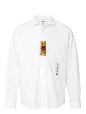 DOUBLET Air Yarn Logo-patch Shirt - White