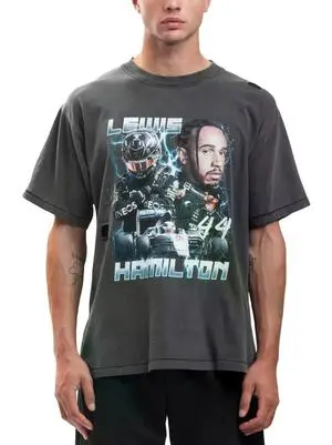 DOMREBEL Lewis Graphic-print T-shirt - Black