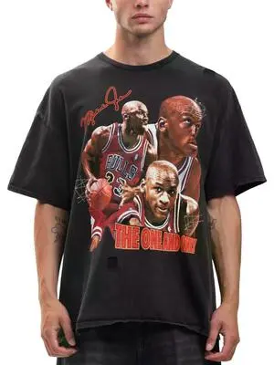 DOMREBEL Mj Icon Graphic-print T-shirt - Black