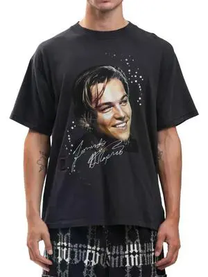 DOMREBEL Leonardo Graphic-print T-shirt - Black