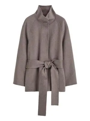 COS Belted Double-faced Cashmere Jacket