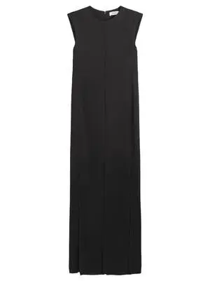 COS Paneled Matte-satin Column Dress