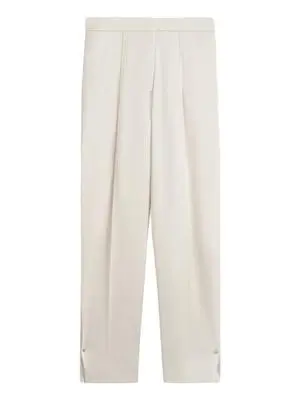 COS Tailored Matte-satin Barrel-leg Pants