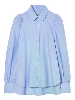 PSOPHIA Puff-sleeve Layered Shirt