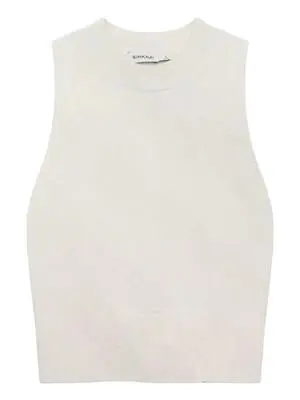 Simkhai Tatyana Boucle-knit Tank Top Neutrals