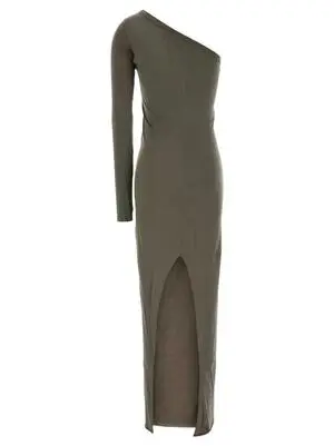 RICK OWENS Ziggy One-shoulder Maxi Dress