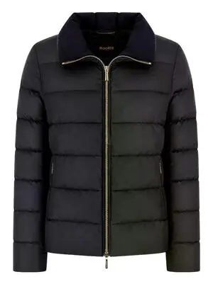 MOORER Argentea Quilted Puffer Jacket Blue