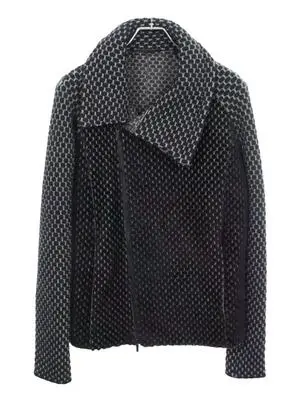 EMPORIO ARMANI 2010s Checkered Jacquard Jacket
