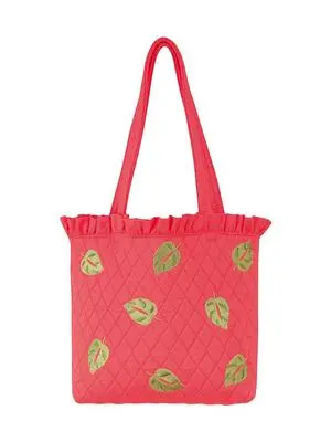 C&F HOME Leaf Ruffle Tote - Pink