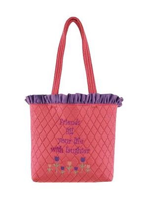 C&F HOME Friends Fill Yr Life Ruff Tote - Red