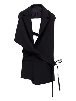 DRIES VAN NOTEN Draped Wool Vest