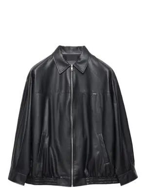 Prada Nappa Leather Jacket - Black