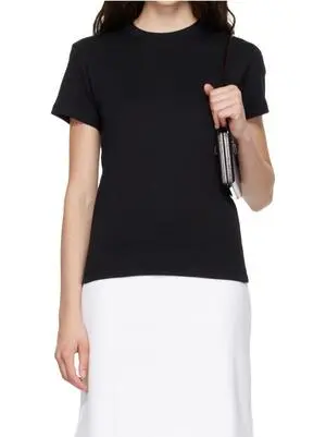 FLORE FLORE Monica T-shirt - Black