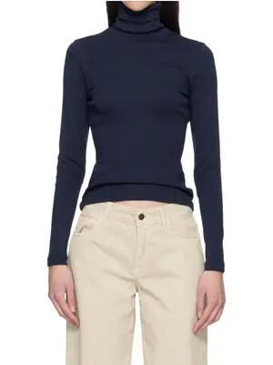 FLORE FLORE Dinah Turtleneck - Navy Blue