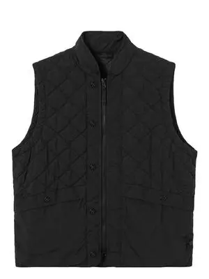 Stone Island Padded Vest With Anti-drop Black