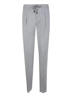 Incotex Drawstring Pleated Trousers - No