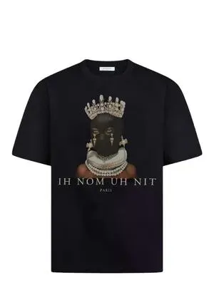 IH NOM UH NIT Mask Queen Graphic-print T-shirt - Black