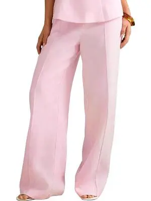 EVER NEW Posey Wide-leg Trousers Pink