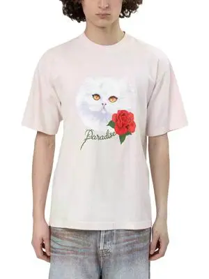 PARADISE NYC Purradise Graphic-print T-shirt - Pink