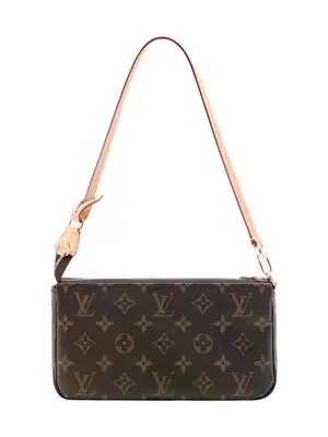 LOUIS VUITTON 1990-2010 Monogram Pochette Accessoires Shoulder Bag - Brown