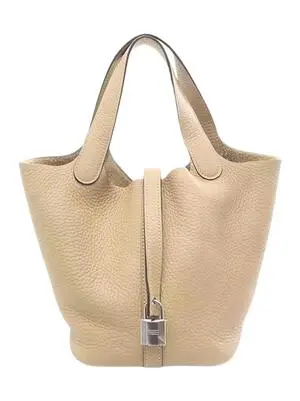 Hermès 2025 Clemence Picotin Lock 18 Handbag Neutrals