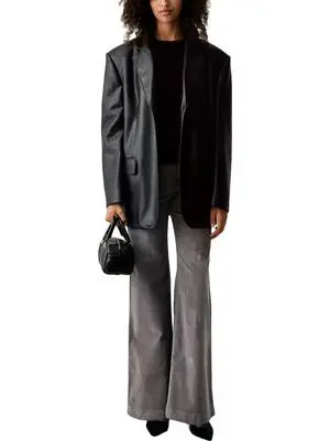 Luisa Spagnoli Olap Corduroy Palazzo Trousers - Grey