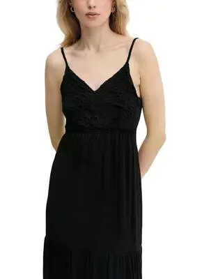 MORGAN Broderie-anglaise Tiered Maxi Dress