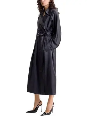 FFORME Orly Unstructured Trench Coat - Black