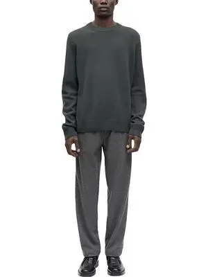 SAMSØE SAMSØE Samse Samse Sabertil Straight Fit Melange Trousers - Grey