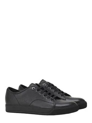 LANVIN Dbb1 Sneakers In Nappa And Grained Leather - Black