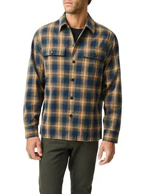Rodd & Gunn Pinehaven Plaid Long Sleeve Shirt - Bark