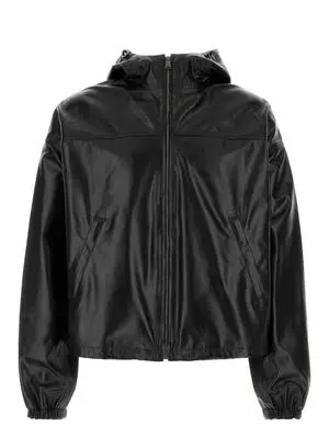Fendi Lamb Leather Jacket For - Black