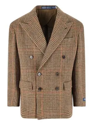 Polo Ralph Lauren Polo Ralph Lauren Men's 100% Wool Jacket Brown